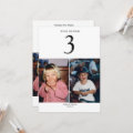 When We Were Age Table Numbers | Zazzle