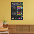 When You Enter This Classroom Poster | Zazzle