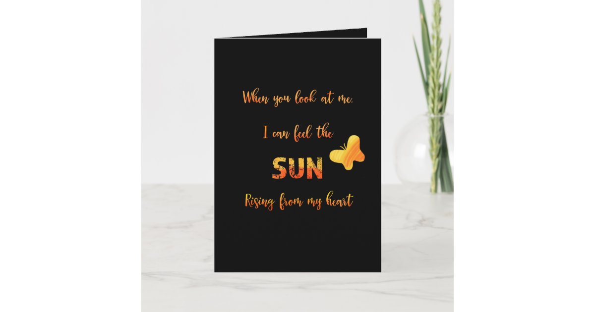 When you look at me - love quote greeting card | Zazzle