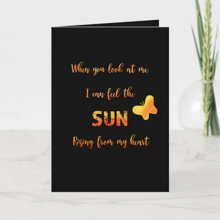 When you look at me - love quote greeting card | Zazzle