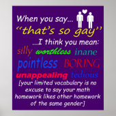 When You Say... Poster | Zazzle