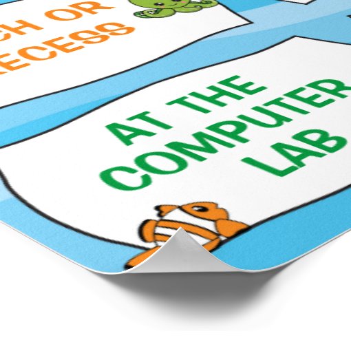 Where Are We Classroom Sign in Under The Sea Theme | Zazzle