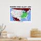 Where Dixie Alley Lies (United States Map) Poster | Zazzle