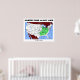 Where Dixie Alley Lies (United States Map) Poster | Zazzle