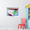 Where Dixie Alley Lies (United States Map) Poster | Zazzle