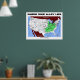 Where Dixie Alley Lies (United States Map) Poster | Zazzle