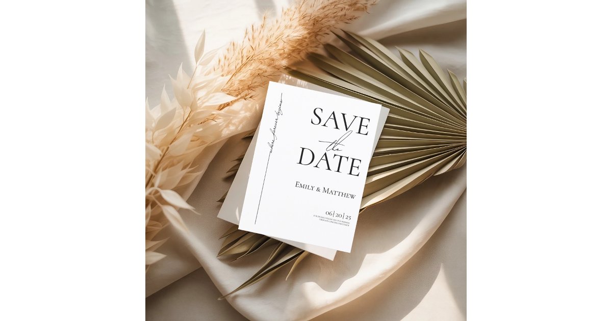 Where Forever Begins Save The Date Announcement Postcard | Zazzle