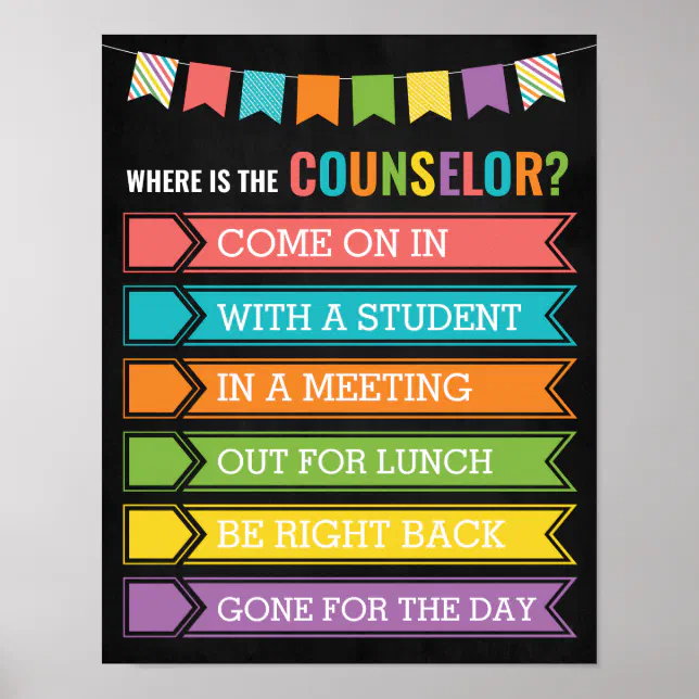 Where is the Counselor Office Door Sign | Zazzle