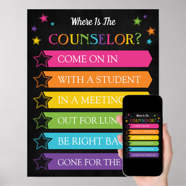 Where is the Counselor Office Door Sign | Zazzle