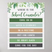 Where is the Counselor Office Door Sign | Zazzle