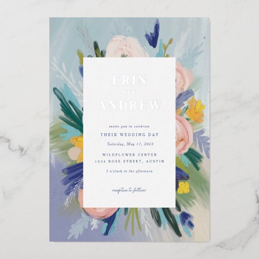 Where Love Grows Wedding Foil Invitation | Zazzle