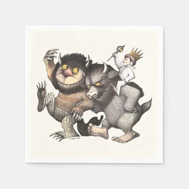 Where the Wild Things Are Characters Napkins | Zazzle