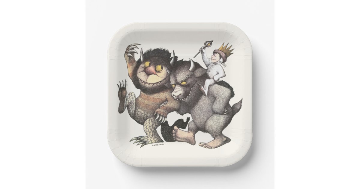 Where the Wild Things Are Characters Paper Plates | Zazzle