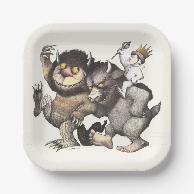 Where the Wild Things Are Characters Paper Plates | Zazzle