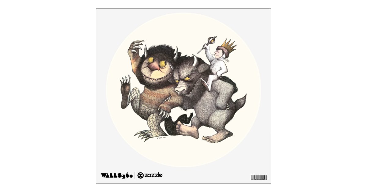 Where the Wild Things Are Characters Wall Decal | Zazzle