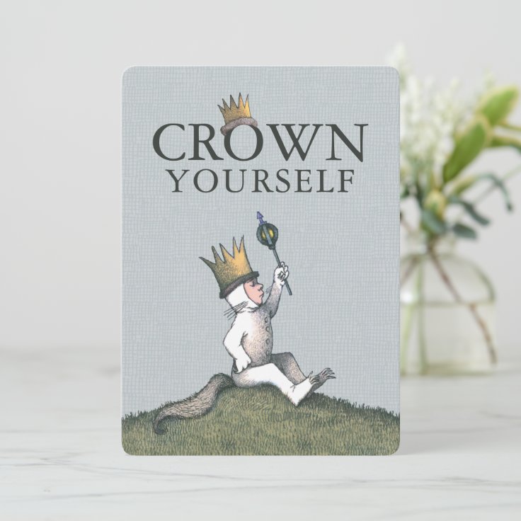 Where the Wild Things Are | Crown Yourself Invitation | Zazzle