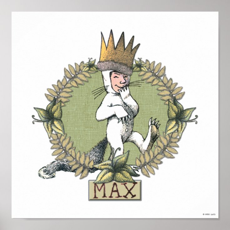 Where the Wild Things Are | Max Badge Poster | Zazzle