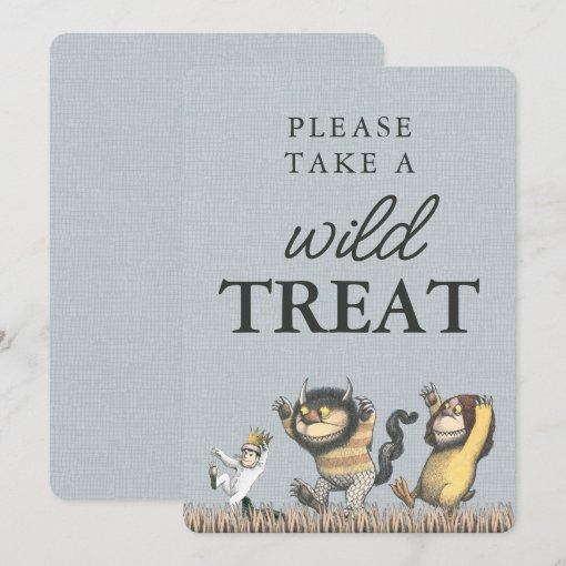 Where the Wild Things Are | Take A Treat Invitation | Zazzle
