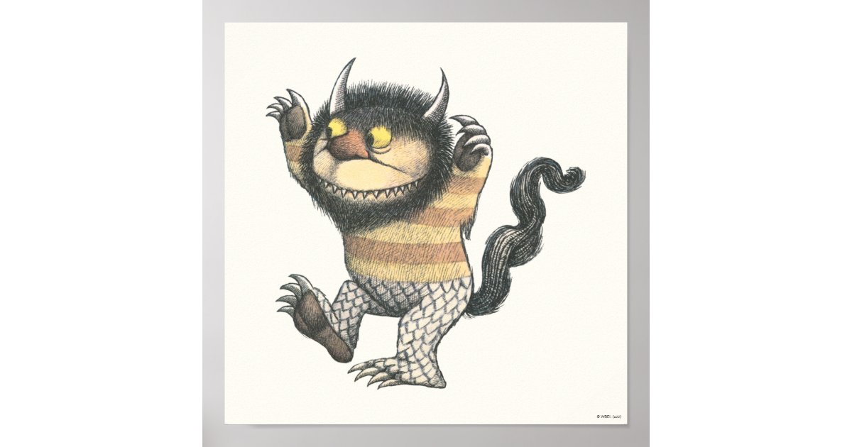 Where the Wild Things Are | Wild Thing Poster | Zazzle
