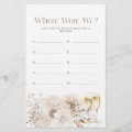 Where Were We Game | Zazzle
