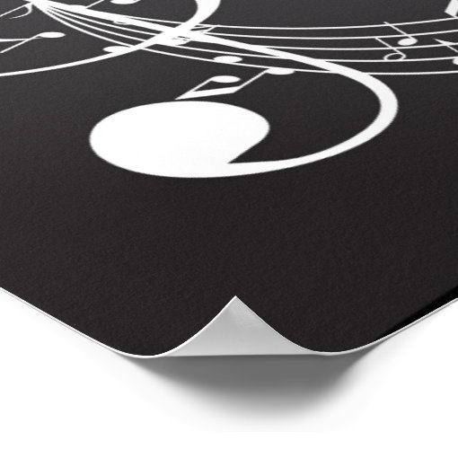 Where Words Fail MUSIC speaks Inspirational Quote Poster | Zazzle