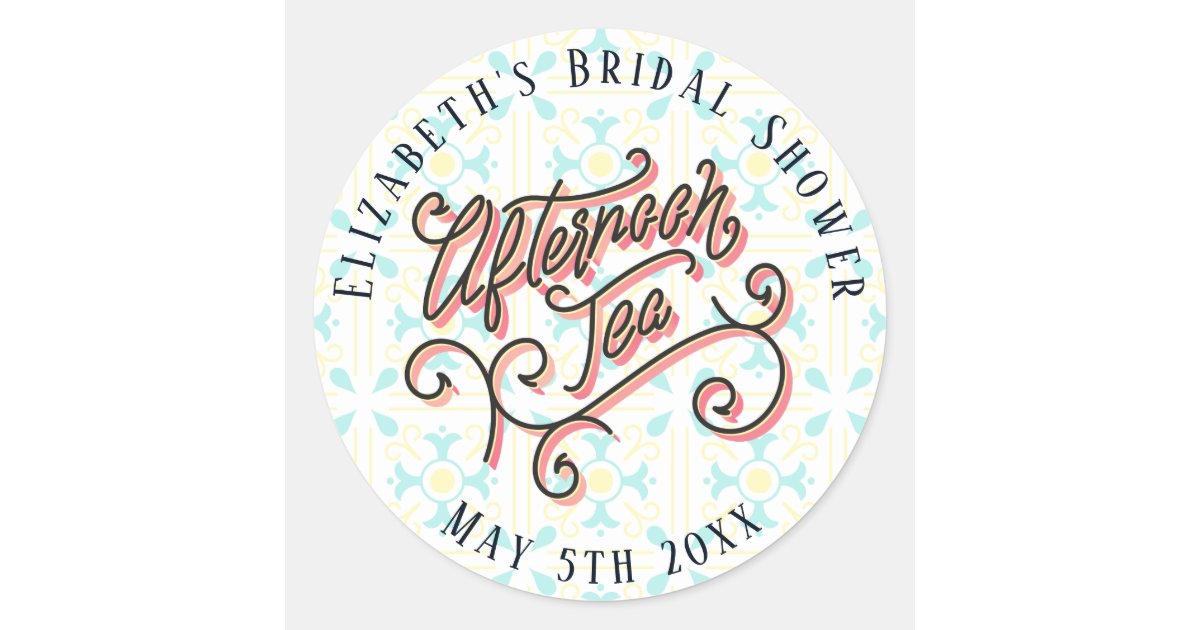 Whimsical Afternoon Tea Stickers | Zazzle Whimsical Afternoon Tea Stickers | Zazzle