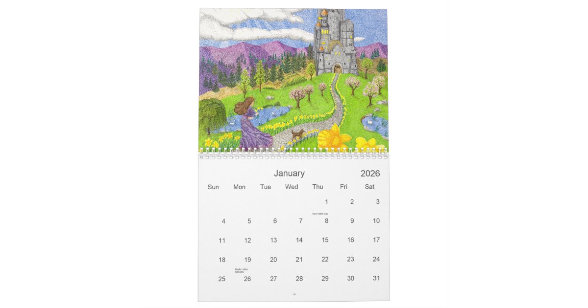 Whimsical Calendar | Zazzle