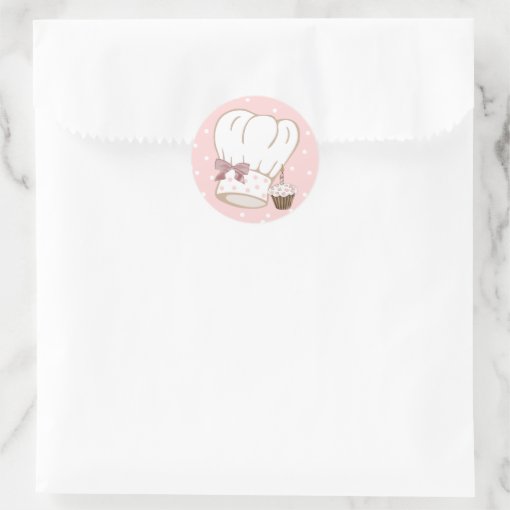 Whimsical Chef's Hat Sticker | Zazzle