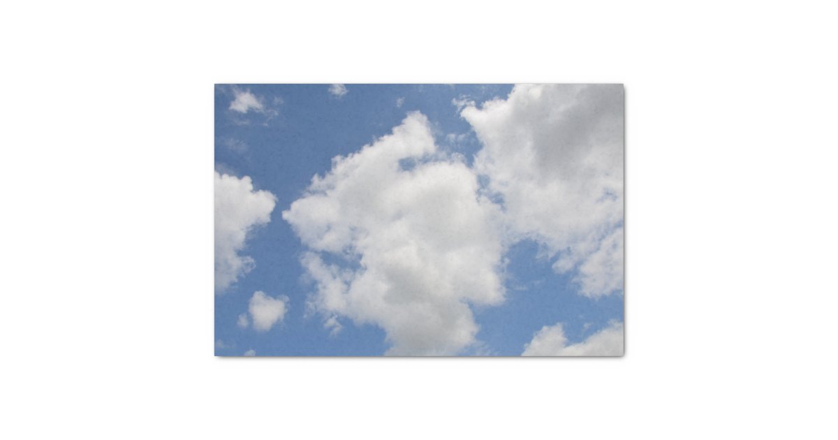 Whimsical Cloud Tissue Paper | Zazzle