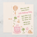 Whimsical Doodle Hand Drawn Birthday Party Invitation | Zazzle