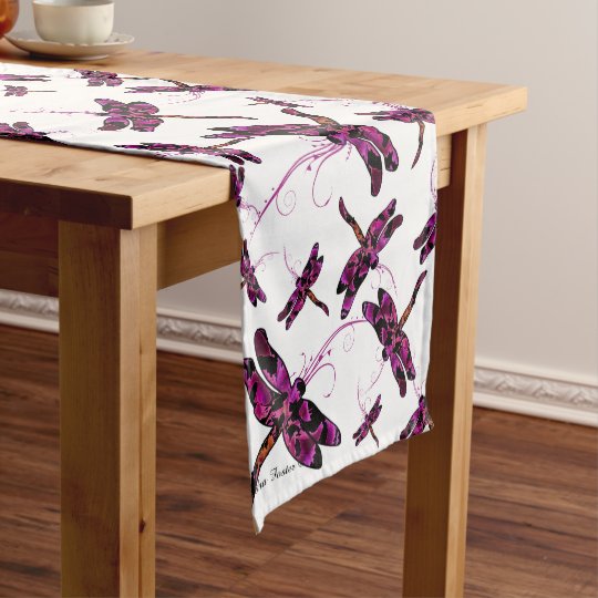 Whimsical Dragonflies Medium Table Runner | Zazzle.com