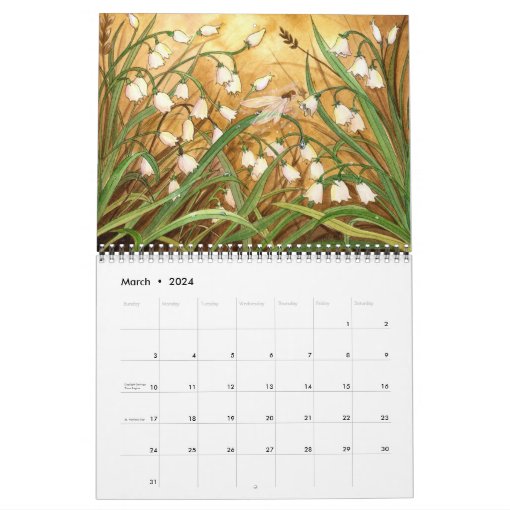 Whimsical Fairy Art Calendar 2015 | Zazzle