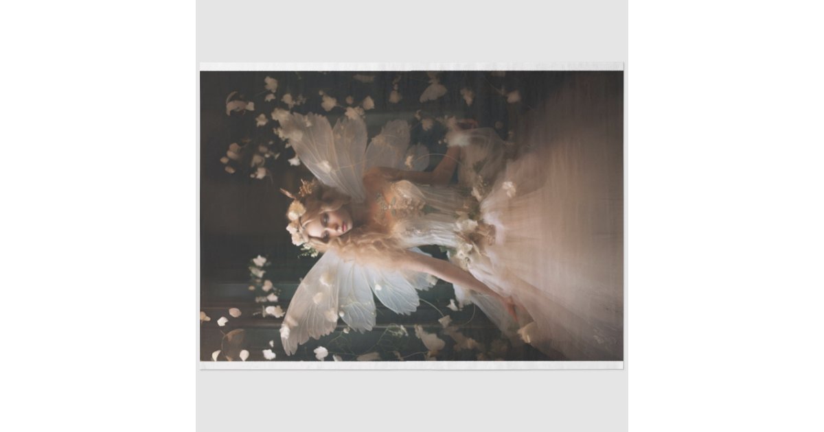 Whimsical Fairy Aura Decoupage Tissue Paper | Zazzle