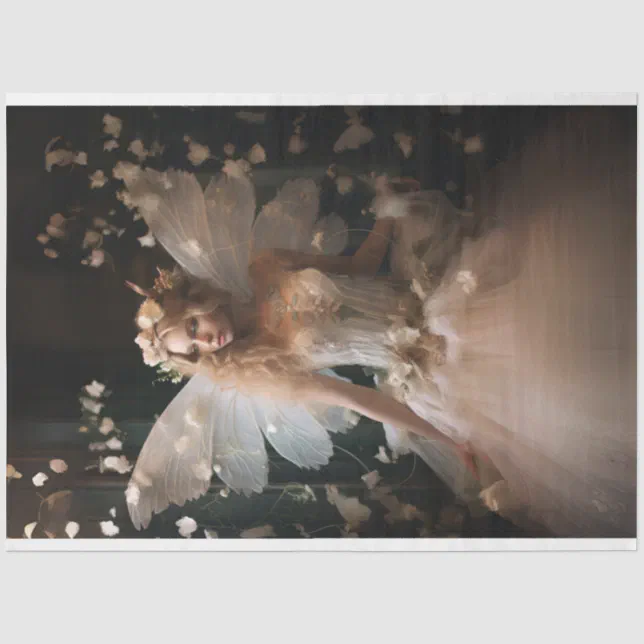 Whimsical Fairy Aura Decoupage Tissue Paper | Zazzle