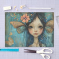 WHIMSICAL FAIRY GIRL DECOUPAGE TISSUE PAPER | Zazzle