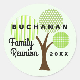 Family Reunion Stickers - 100% Satisfaction Guaranteed | Zazzle