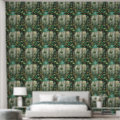 Whimsical Forest Tropical Rainforest River Wild Wallpaper | Zazzle