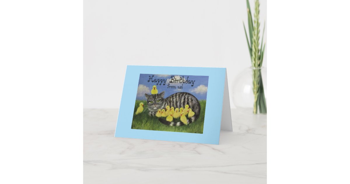 Whimsical Friends/ Birthday card | Zazzle