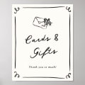 Whimsical Hand Drawn Cards & Gifts Poster | Zazzle