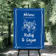 Whimsical Hand-drawn Floral Wedding Welcome Sign | Zazzle