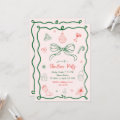 Whimsical Hand Drawn Fun French Christmas Party Invitation | Zazzle