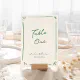 Whimsical Hand Drawn Green Table Card | Zazzle