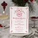 Whimsical Hand-Drawn Red Bow Christmas Dinner Menu | Zazzle