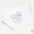 Whimsical Heart Locket Doodle Sketch Modern CUSTOM Classic Round ...