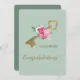 Whimsical House Key Congratulations New Home Chic Card | Zazzle