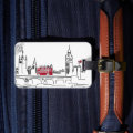 Whimsical London luggage tag | Zazzle