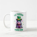Whimsical Mardi Gras Fat Tuesday Hippo Coffee Mug | Zazzle