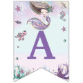 Whimsical Mermaid Under the Sea Birthday Party Bunting Flags | Zazzle