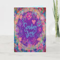 Whimsical Miss You Pretty Floral Inspirivity Card | Zazzle