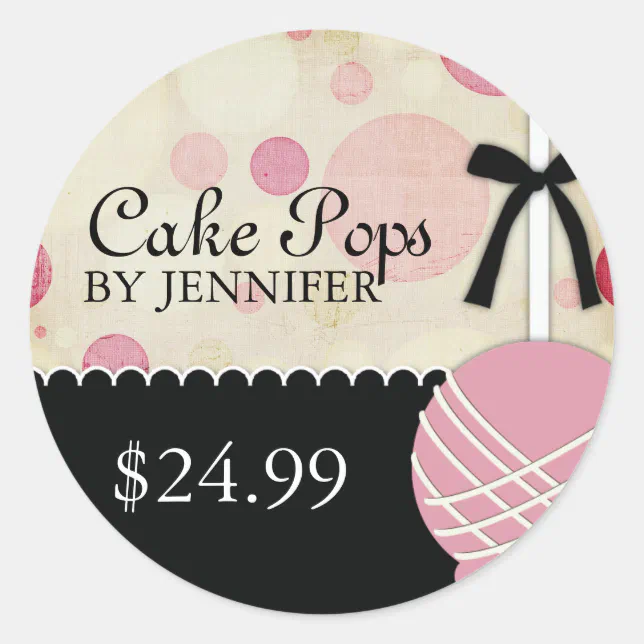 Whimsical Modern Bakery Price Tags | Zazzle